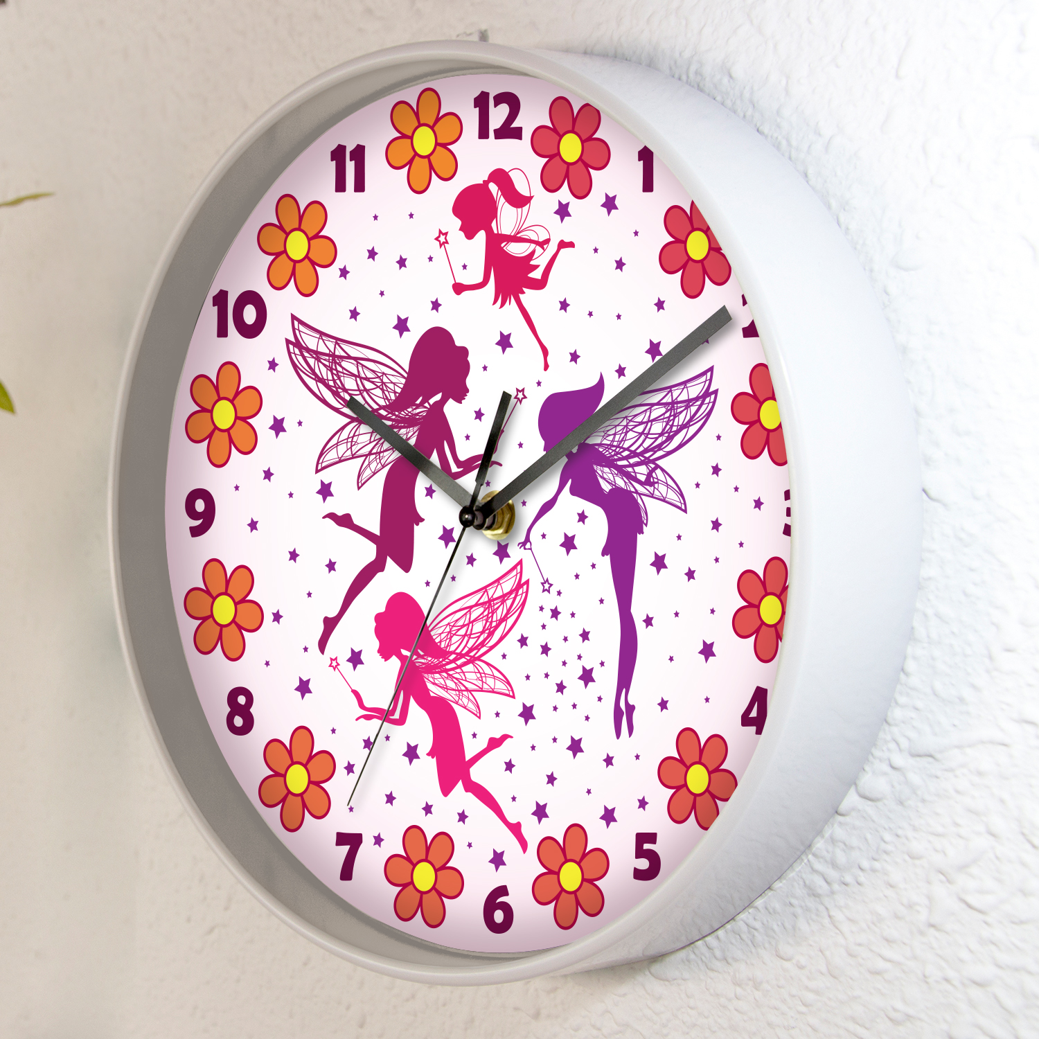 Magic Fairies Clock – Walplus