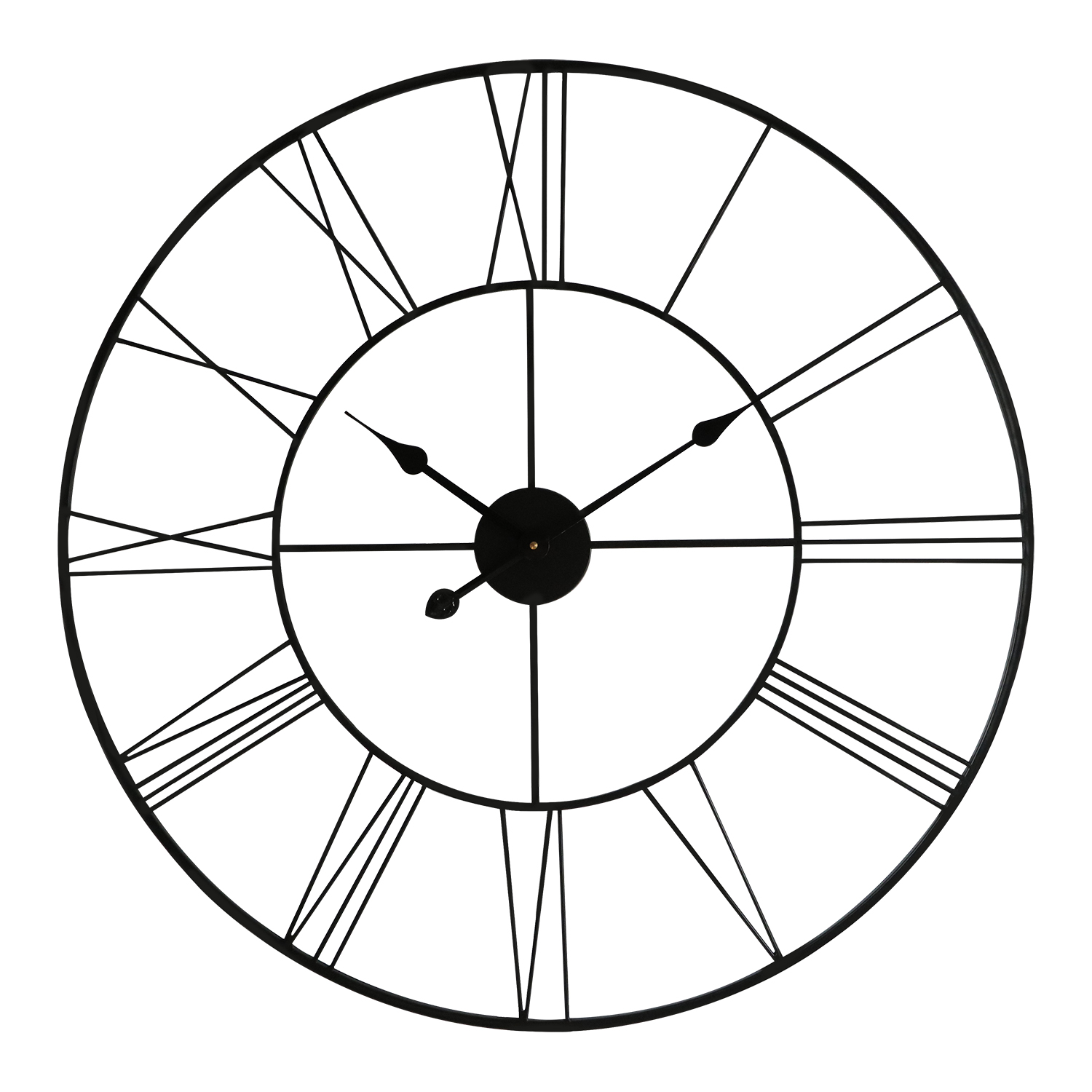 Minimalist Slim Iron Clock – Walplus