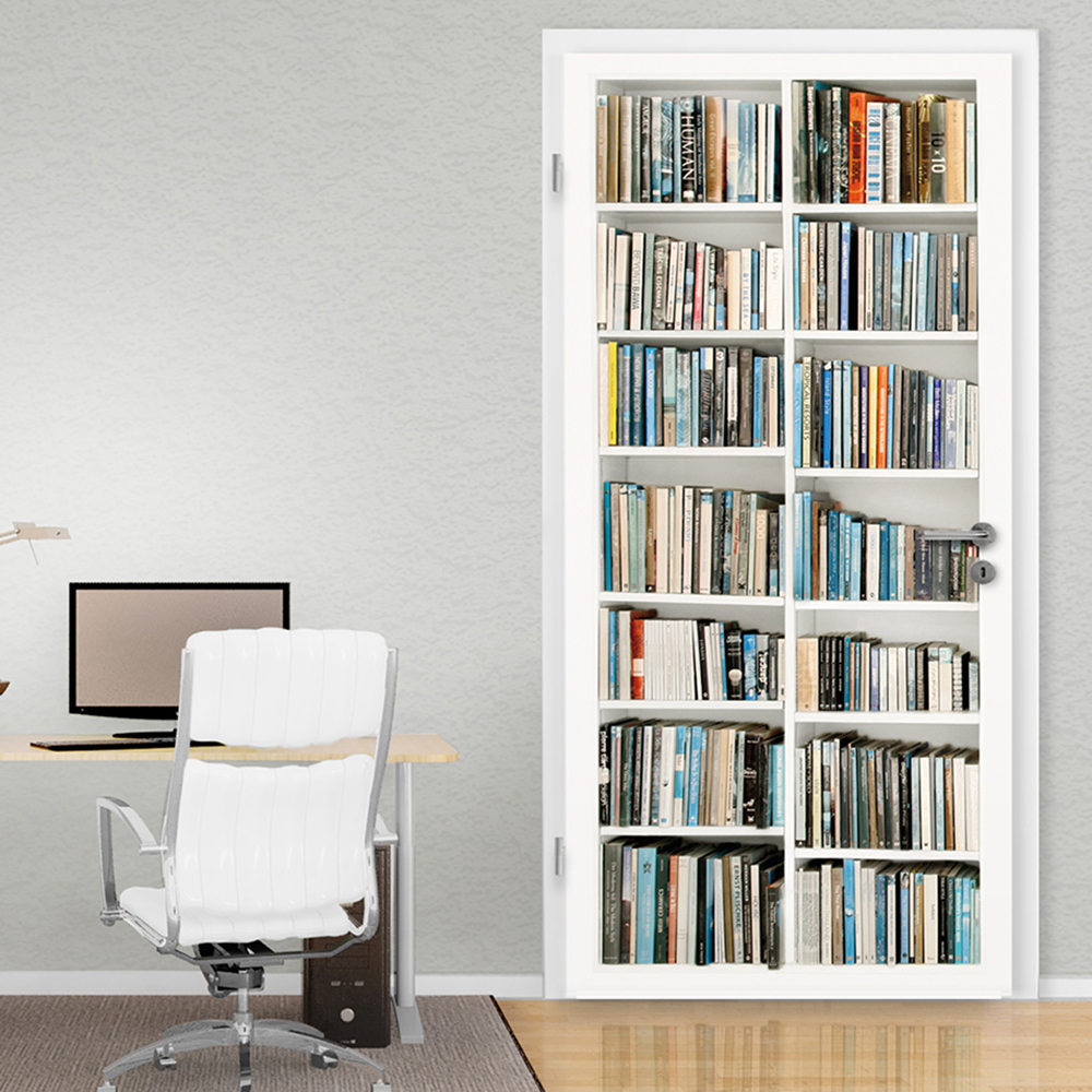 Library Door Mural – Walplus