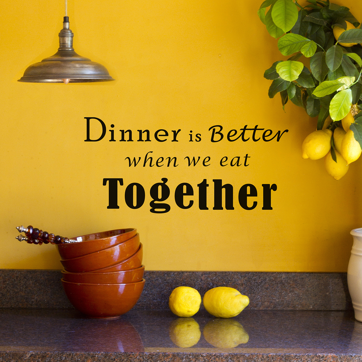 Dinner Is Better When We Eat Together Stickers Walplus Dinner Is Better When We Eat Together Stickers Walplus