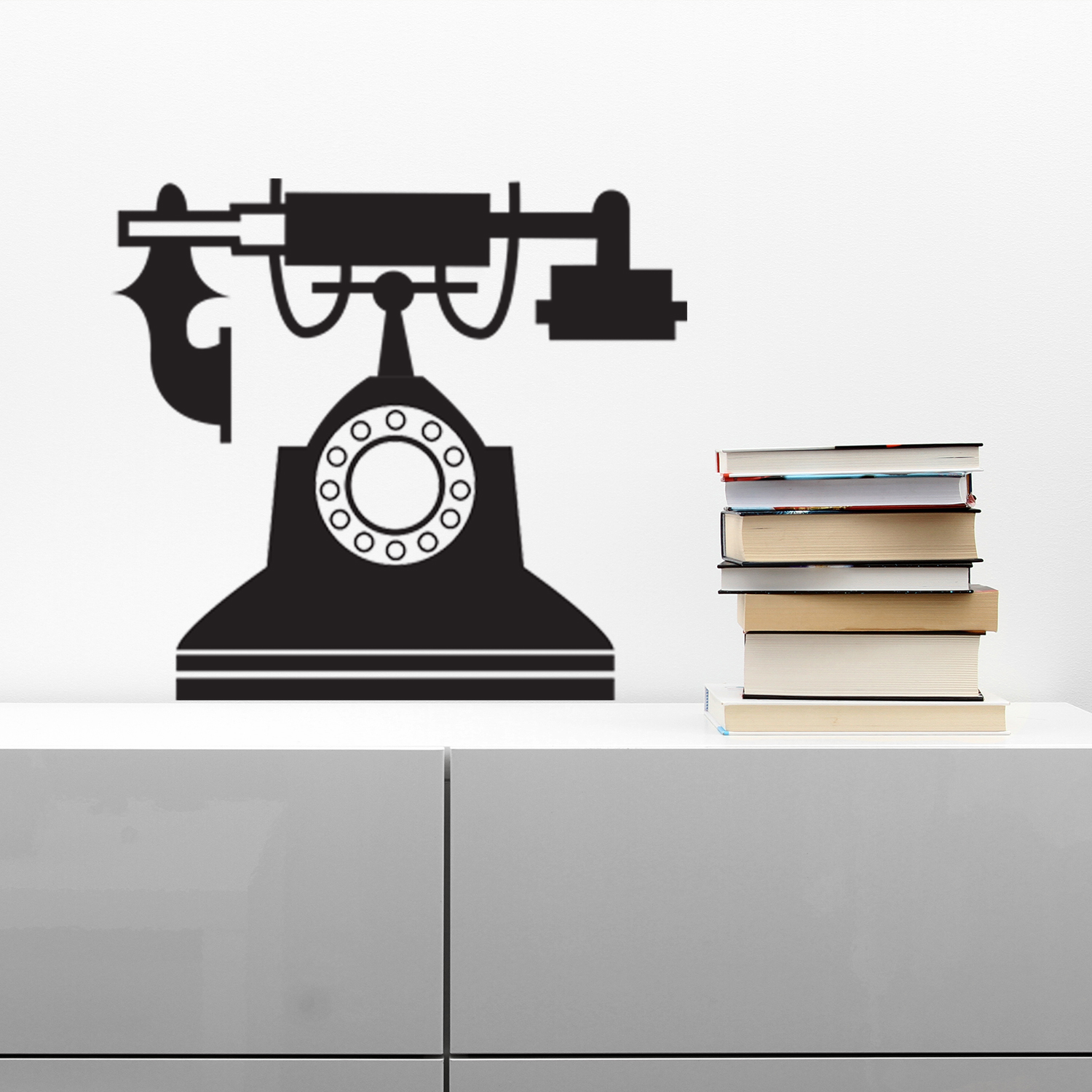 Old Phone Sticker – Furniture Set – Walplus