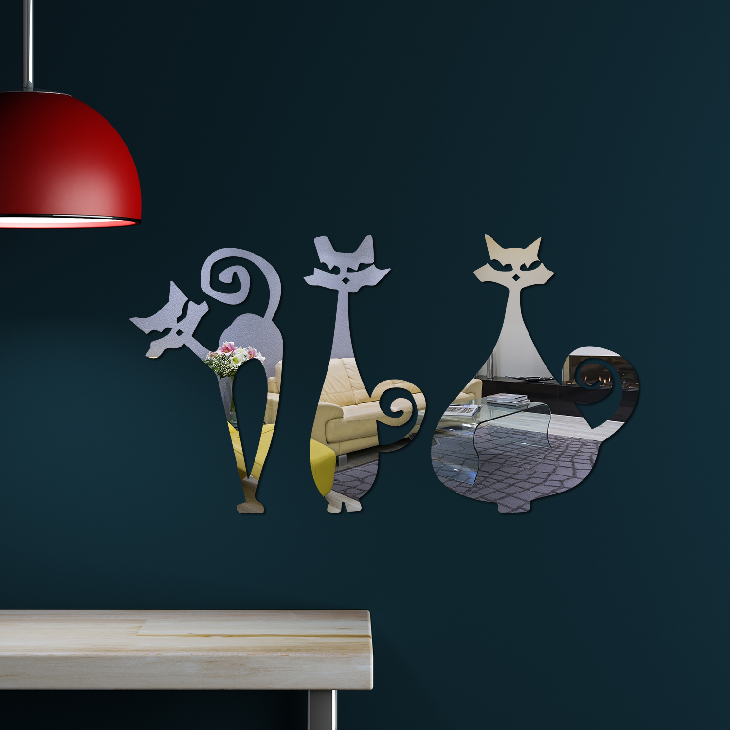 Cats Mirror – Walplus