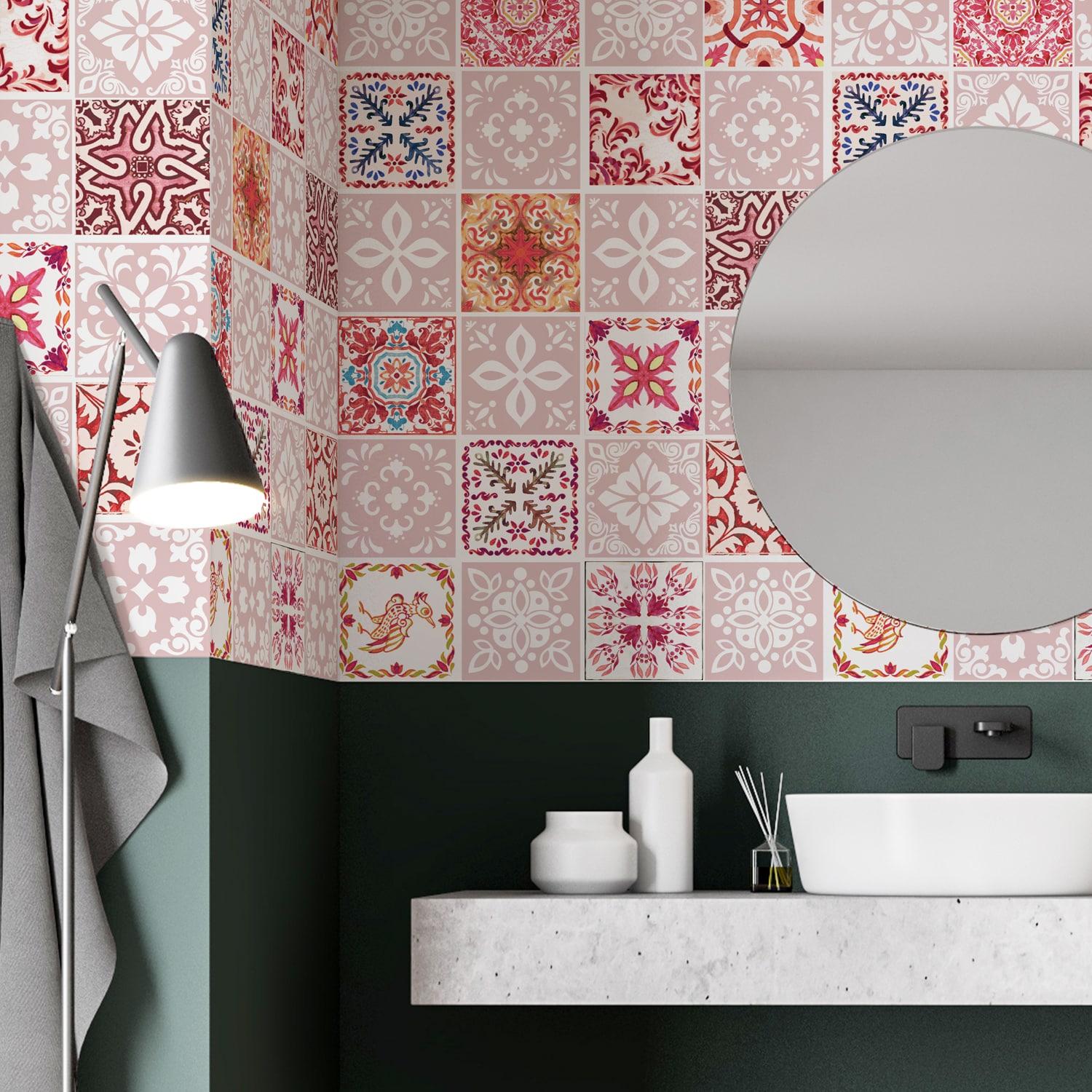 Malta Mediterranean Tiles – Walplus